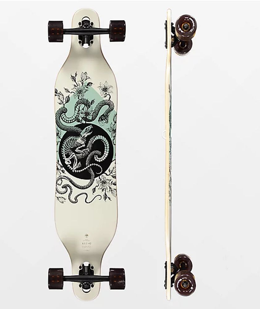 Zumiez Arbor Bamboo Axis II 40" Drop Through Longboard Complete | Mall ...
