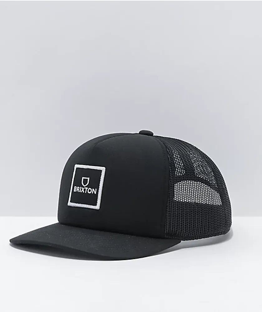 Brixton Alpha Block X MP Black Trucker Hat | Coquitlam Centre