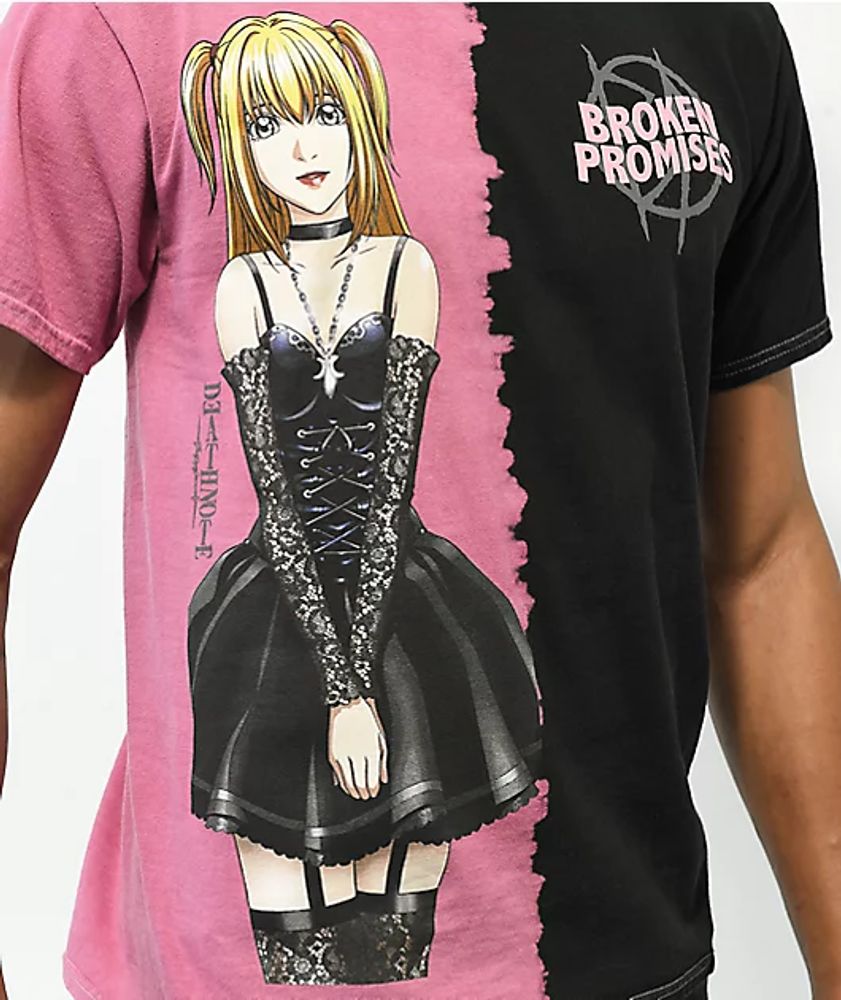 Broken Promises x Death Note Misa Pink Split Dye T-Shirt | Mall of America®