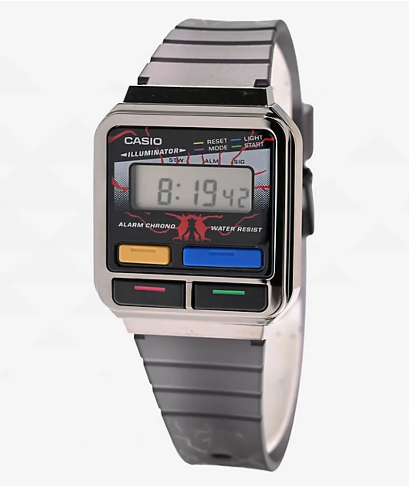 Casio x Stranger Things A120WEST-1A Silver Watch | Mall of America®