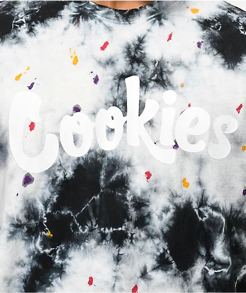 Cookies Storm Drip Black & White Tie Dye T-Shirt | Mall of America®
