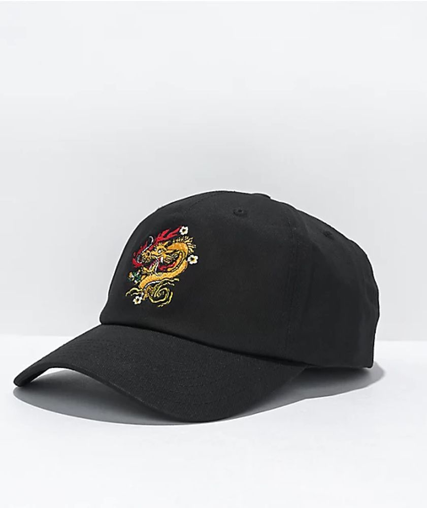 DGK Dynasty Black Strapback Hat | Mall of America®