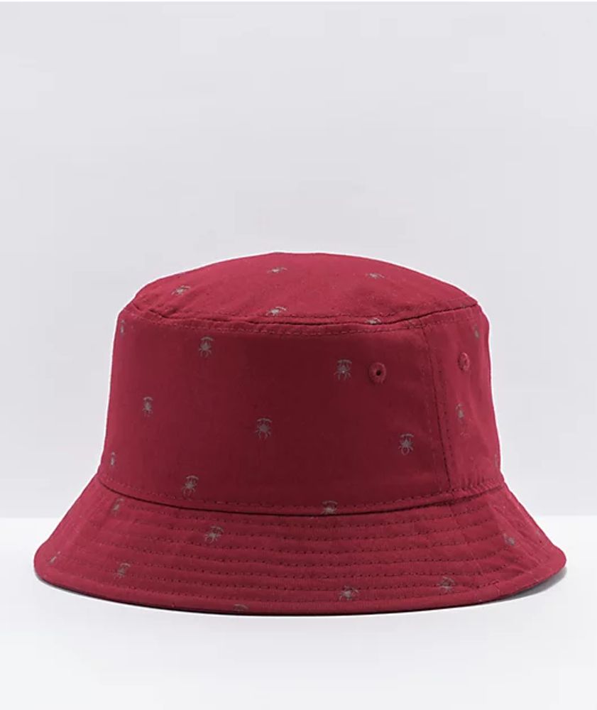 Deathworld Spider Maroon Bucket Hat | Mall of America®