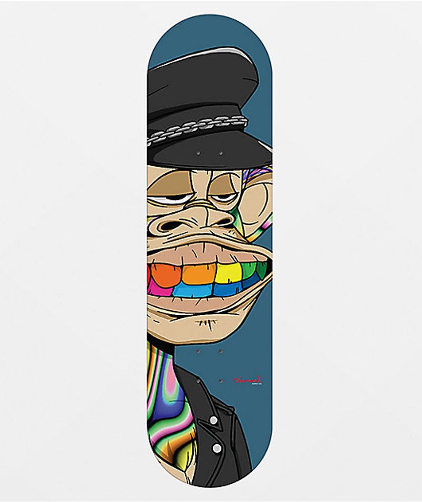 Zumiez Diamond Supply Co. x Ape Biker Ape 8.25" Skateboard Deck | Mall ...