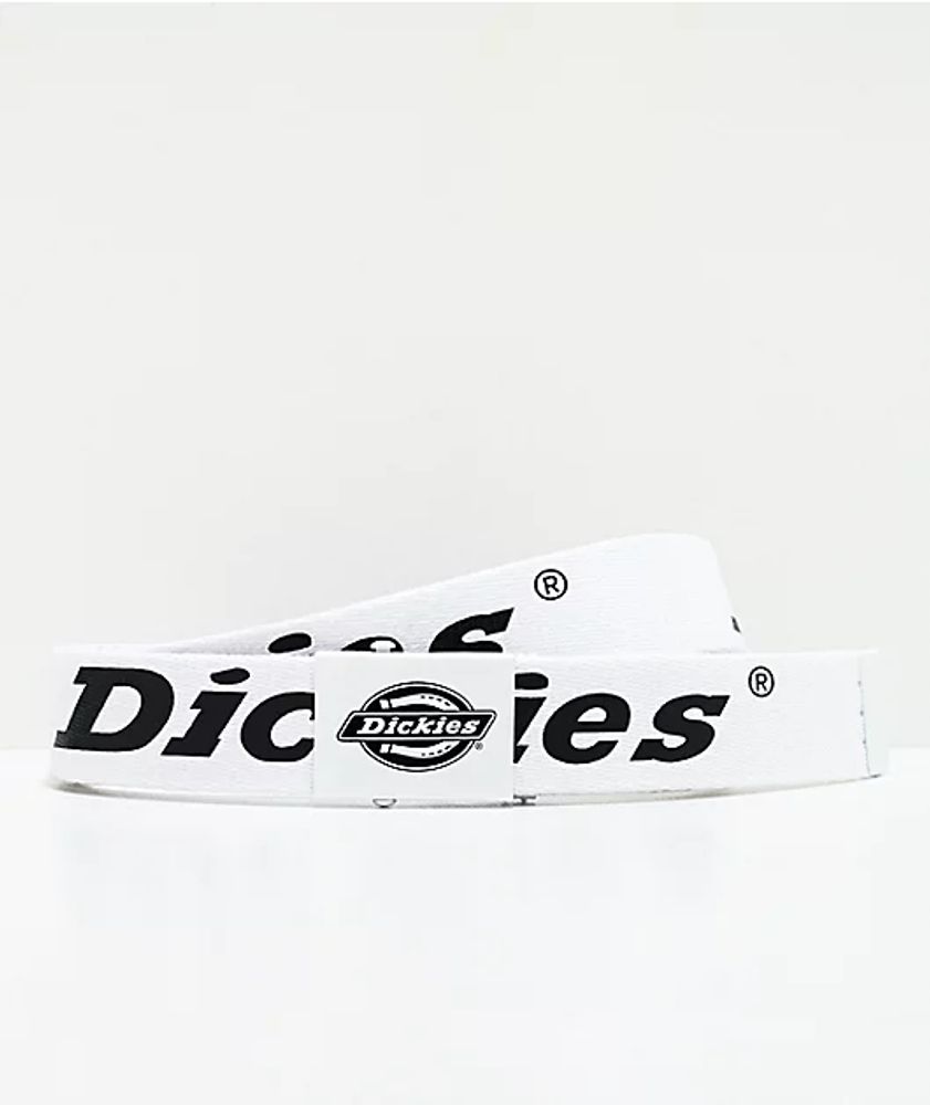 Dickies Script White & Black Web Belt | Mall of America®