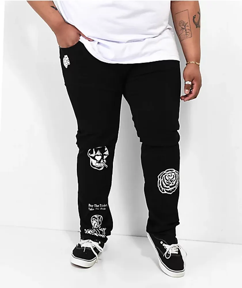 Dript Denim Tattoo Black Jeans | Mall of America®