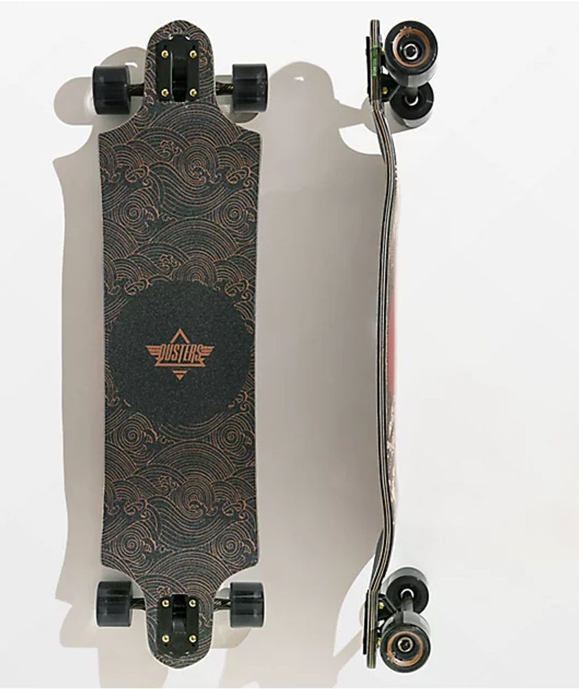 Speed Demons Dusters Nippon 38" Double Drop Longboard Complete | Mall ...