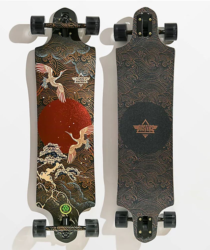 Speed Demons Dusters Nippon 38" Double Drop Longboard Complete | Mall ...