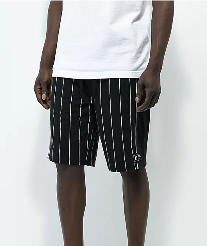 Empyre Chuck Black Pinstripe Shorts | Mall of America®