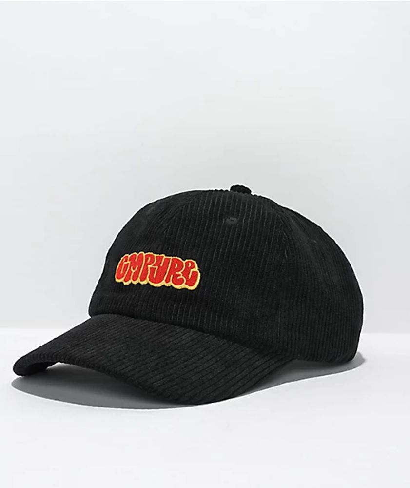 Empyre Mitra Black Corduroy Strapback Hat | Mall of America®