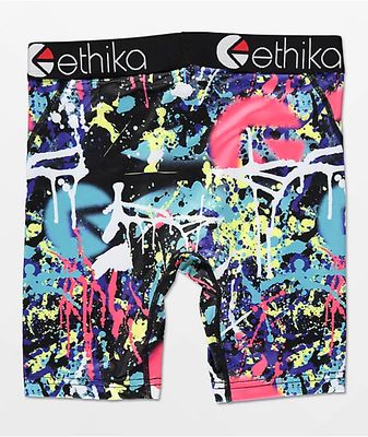 Ethika Kids Bomber Drip Black Boxer Briefs | Mall of America®