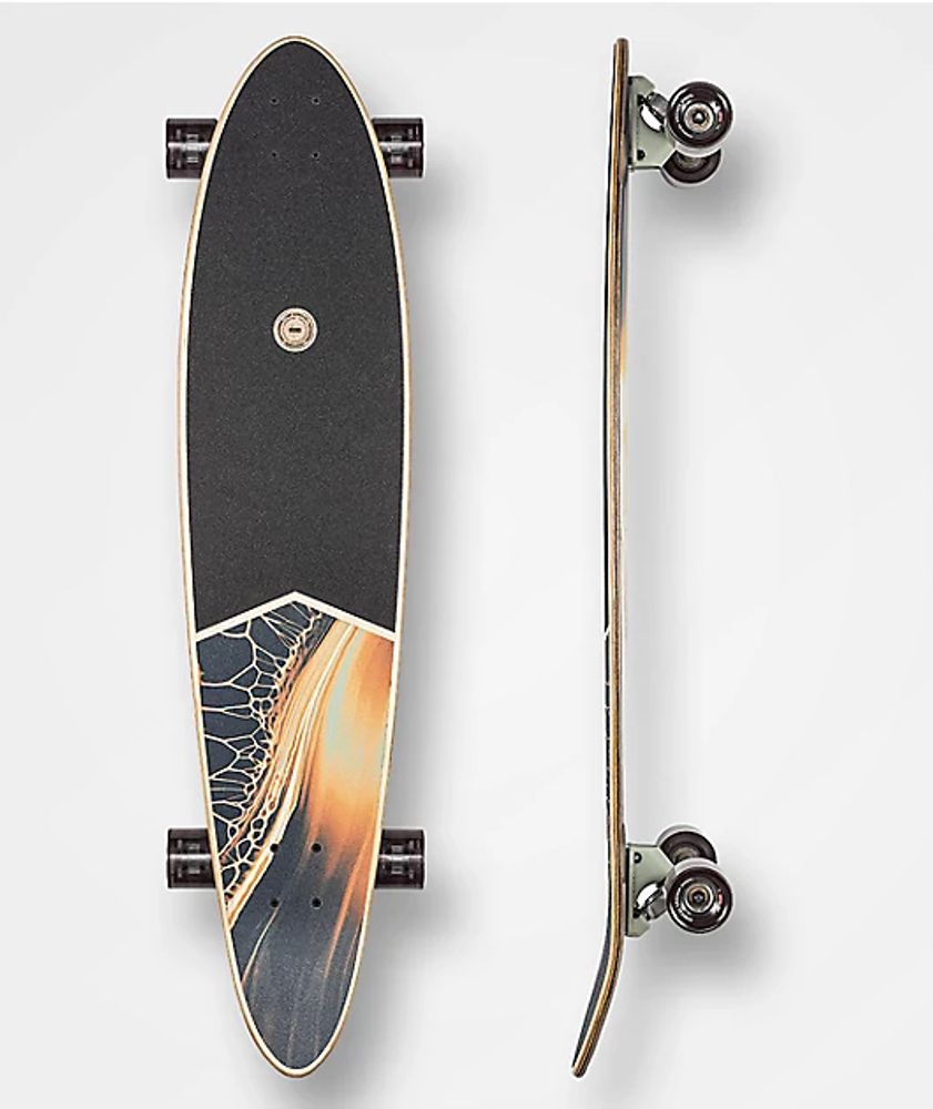 Zumiez Globe Pinner Classic Gold Vein 40" Longboard Complete | Mall of ...