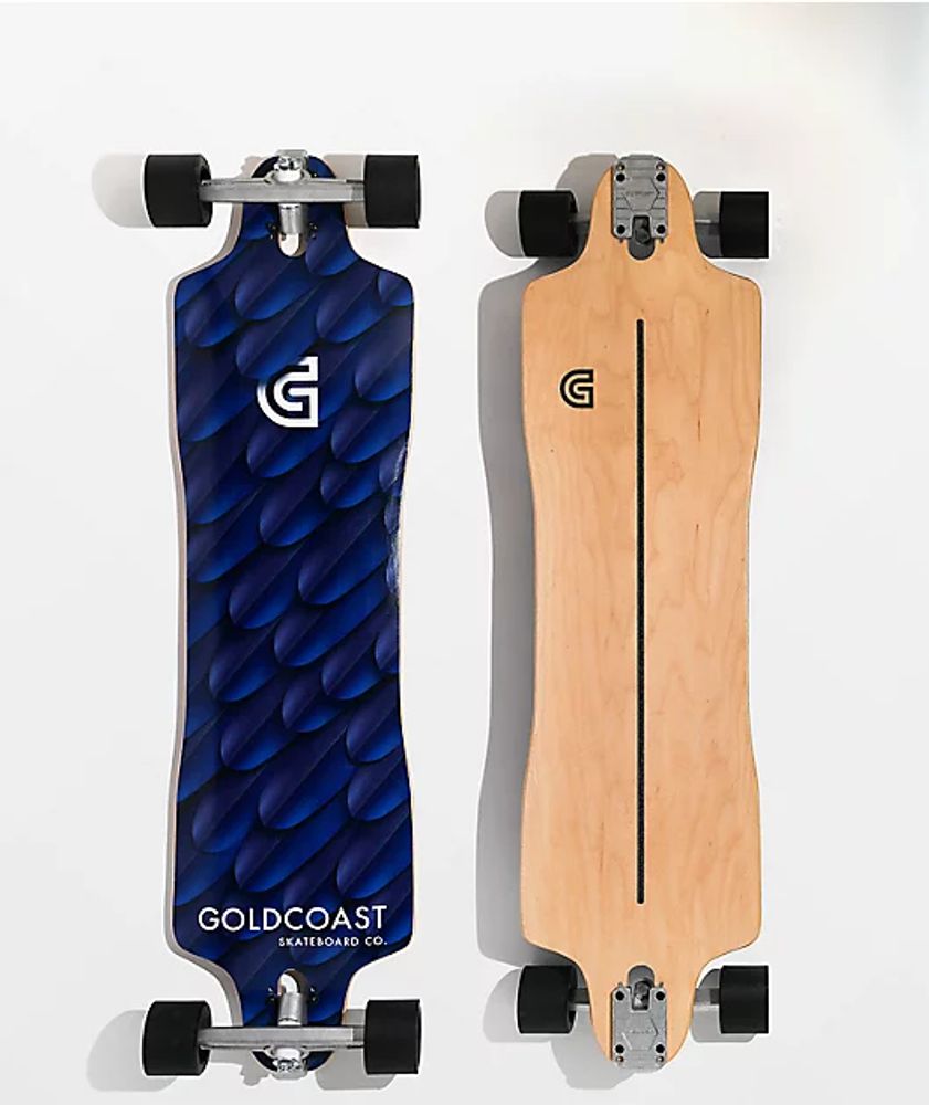 Zumiez Gold Coast Underwing 36" Drop Through Longboard Complete | Mall ...