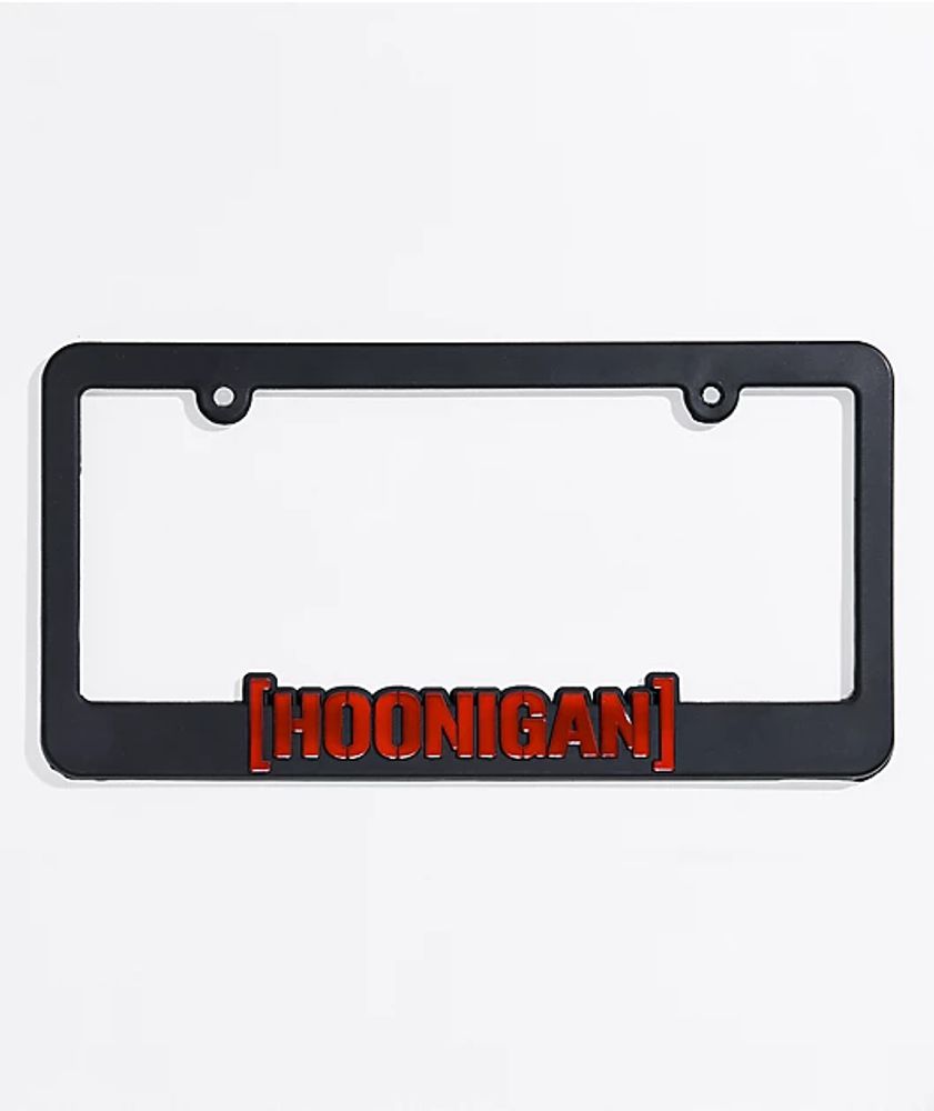 Hoonigan Censor Bar Black & Red License Plate Frame | Mall of America®