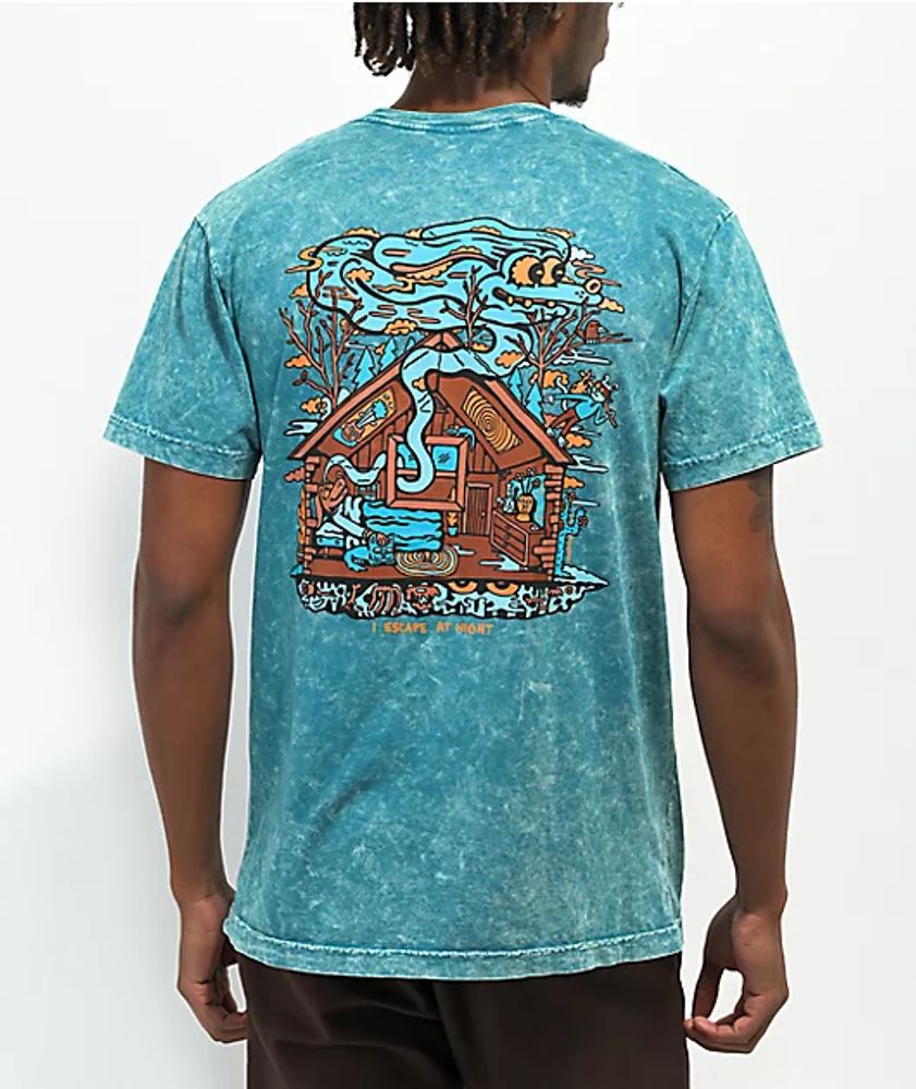 Killer Acid Escape At Night Blue Wash T-Shirt | Mall of America®