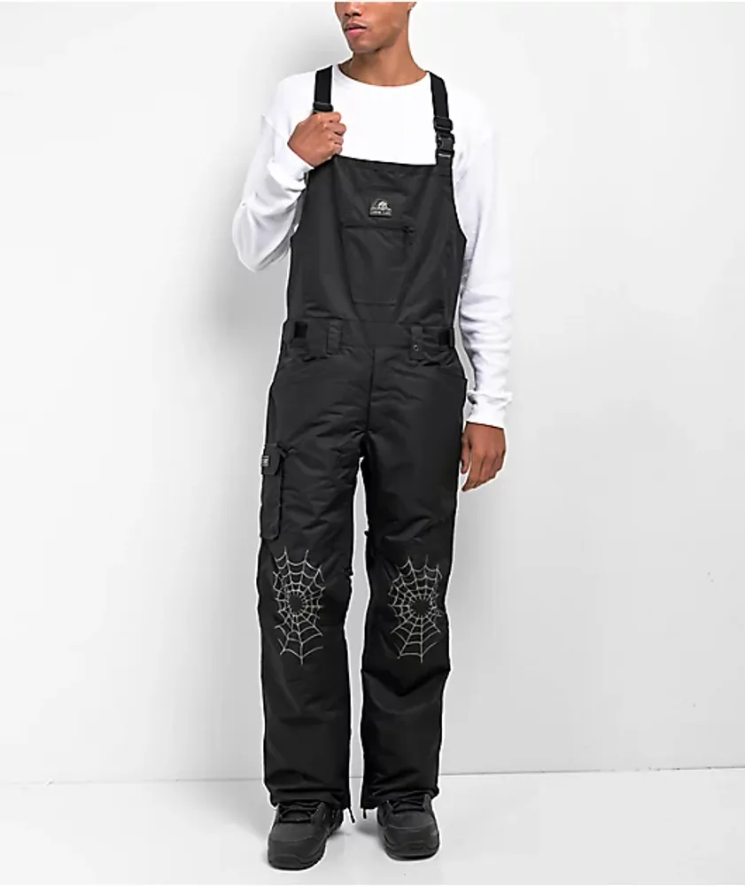Lurking Class by Sketchy Tank Lurk Coffin Black 10K Snowboard Bib Pants ...