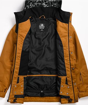 Lurking Class by Sketchy Tank Lurk Wear Tobacco 10K Snowboard Jacket ...