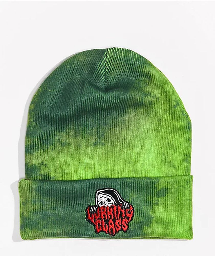 Lurking Class by Sketchy Tank Matrix Green Tie Dye Beanie | Mall of America®