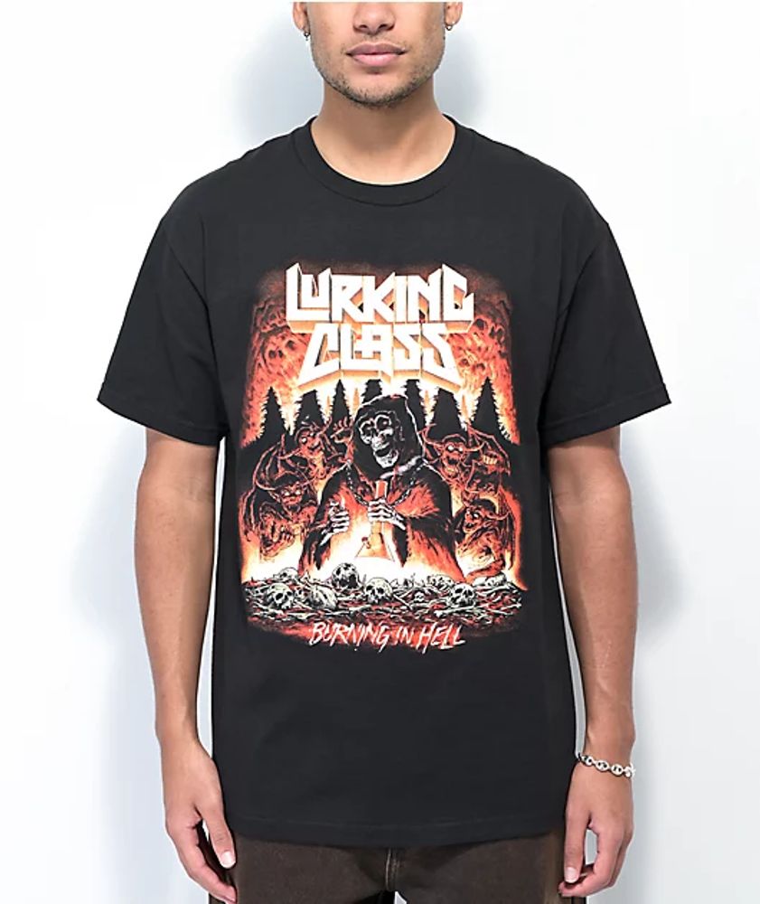 Lurking Class by Sketchy Tank x Stikker Burn Black T-Shirt | Plaza Las ...