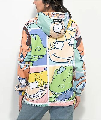 Members Only x Nickelodeon Rugrats FZ Blue & Green Windbreaker Jacket ...