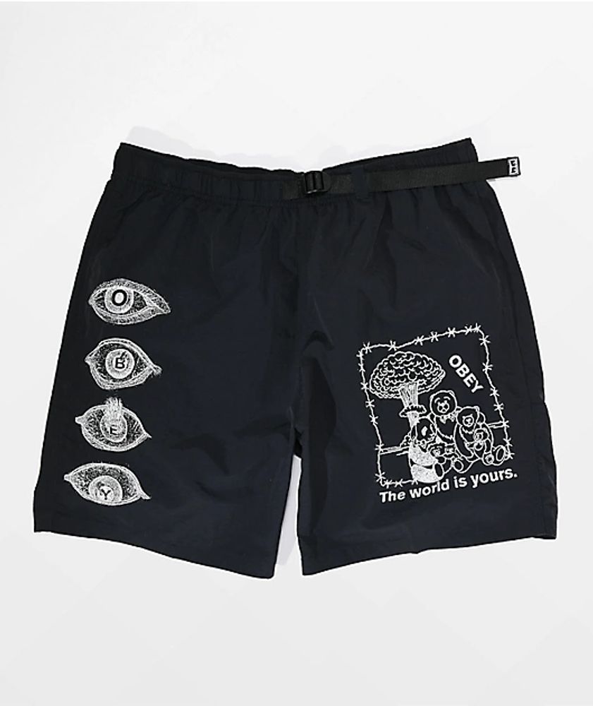 Obey Easy No Time Black Shorts | Mall of America®