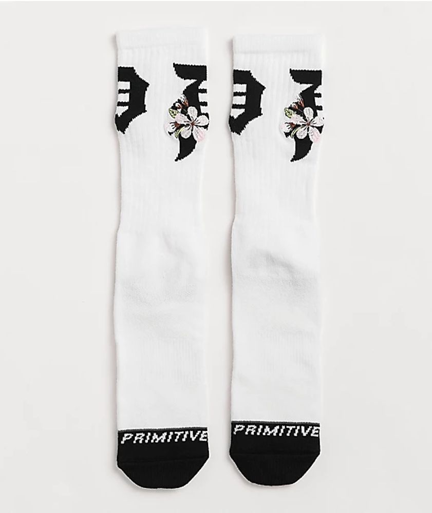Primitive Dirty P Cherry Blossom White Crew Socks | Mall of America®