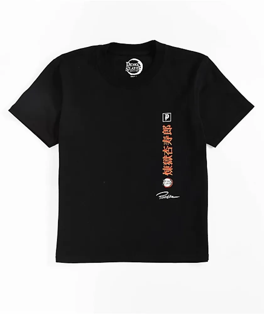 Primitive x Demon Slayer Kids Kyojuro Black T-Shirt | Mall of America®