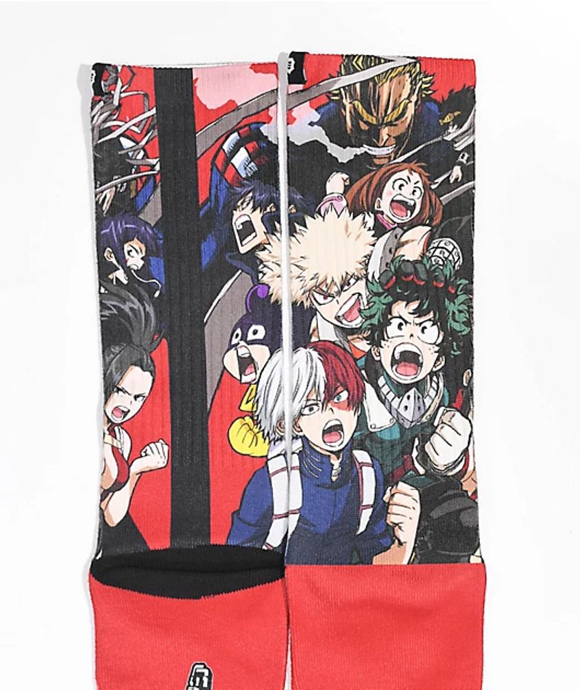 Primitive x My Hero Academia Black & Red Crew Socks | Mall of America®