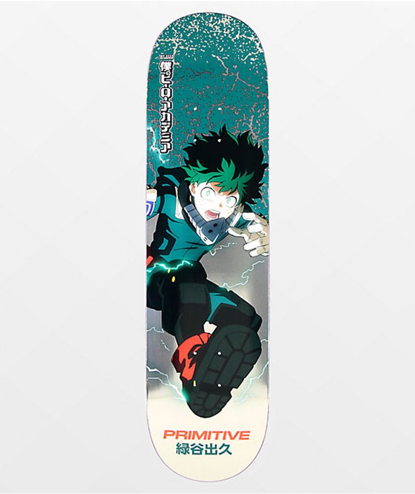 Zumiez Primitive x My Hero Academia Full Cowl 8.25" Skateboard Deck ...