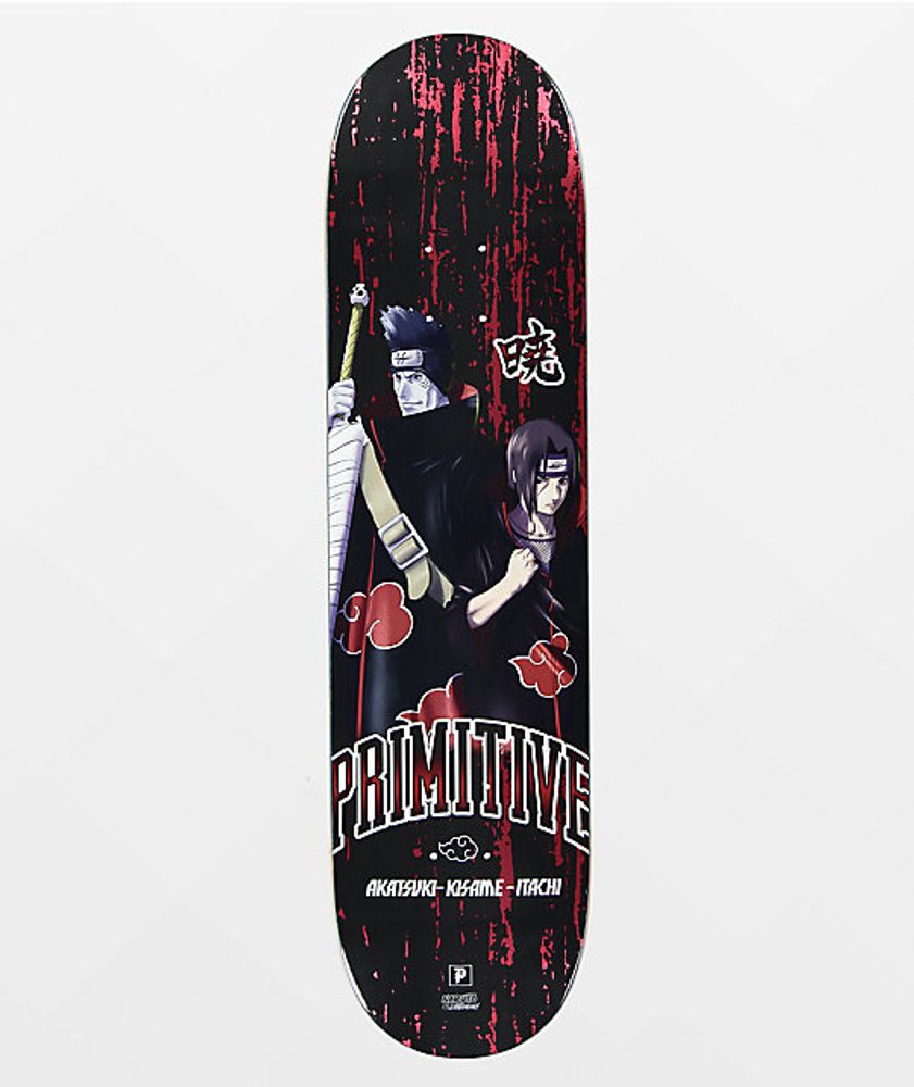 Primitive x Naruto Shippuden Akatsuki 8.0" Skateboard Deck | Mall of ...