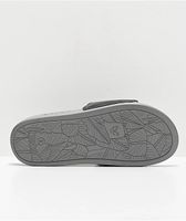 RIPNDIP Lord Nermal Iridescent Grey Slide Sandals | Plaza Las Americas