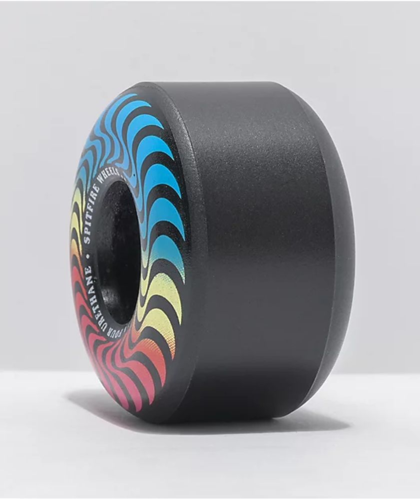 Spitfire Formula Four 54mm 99a Trippy Swirl Black Skateboard Wheels ...