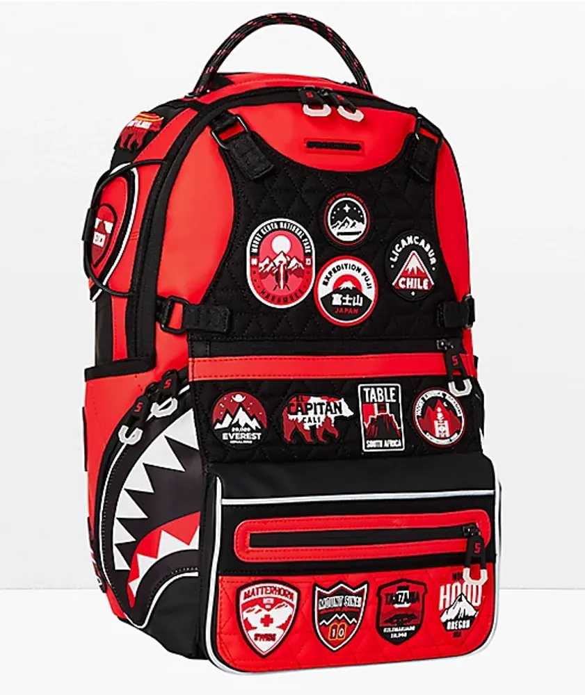 Sprayground Expedition Red & Black Backpack | Mall of America®