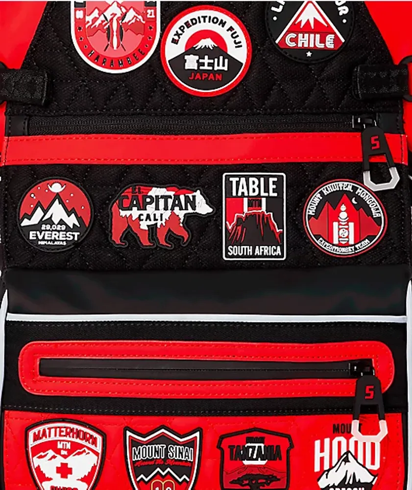 Sprayground Expedition Red & Black Backpack | Mall of America®