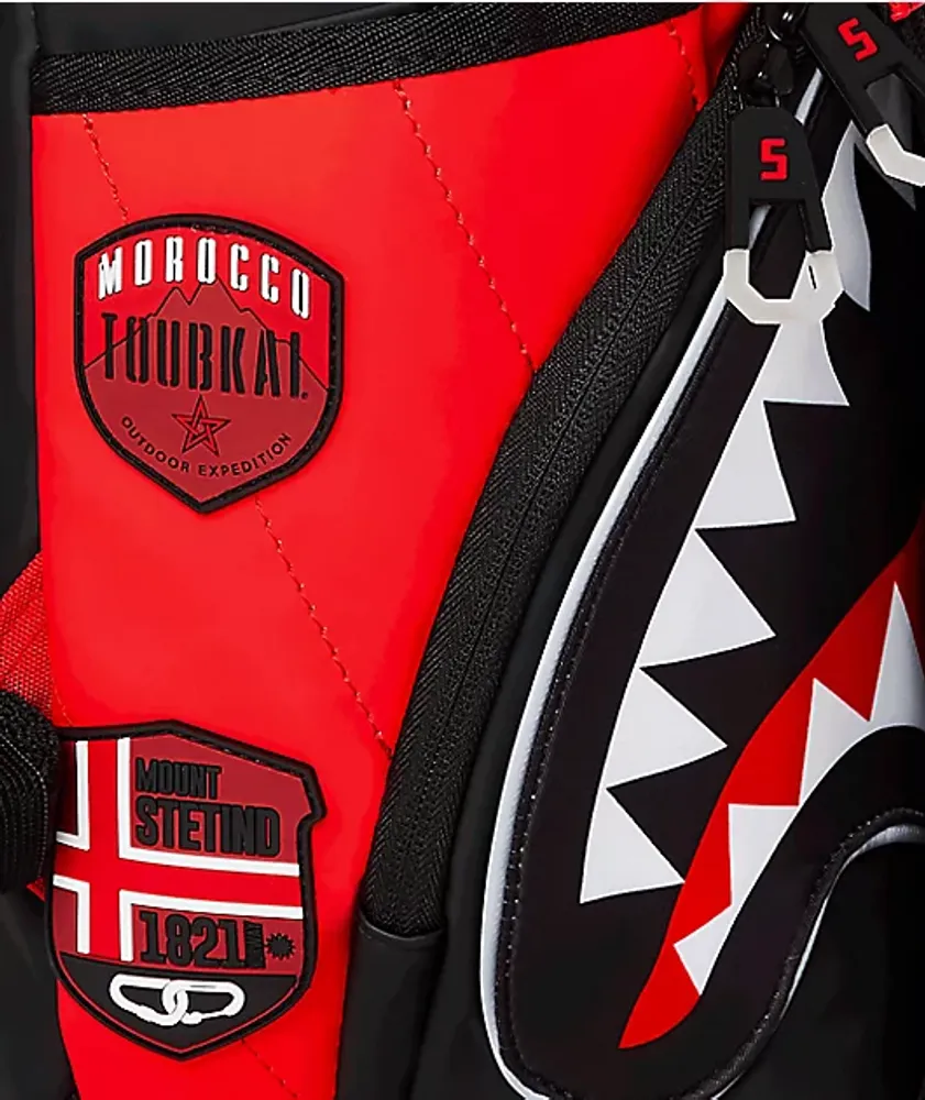 Sprayground Expedition Red & Black Backpack | Mall of America®