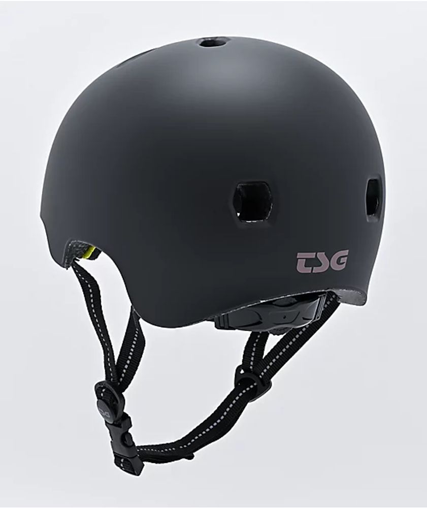 TSG Certified Meta Matte Black Skateboard Helmet | Mall of America®