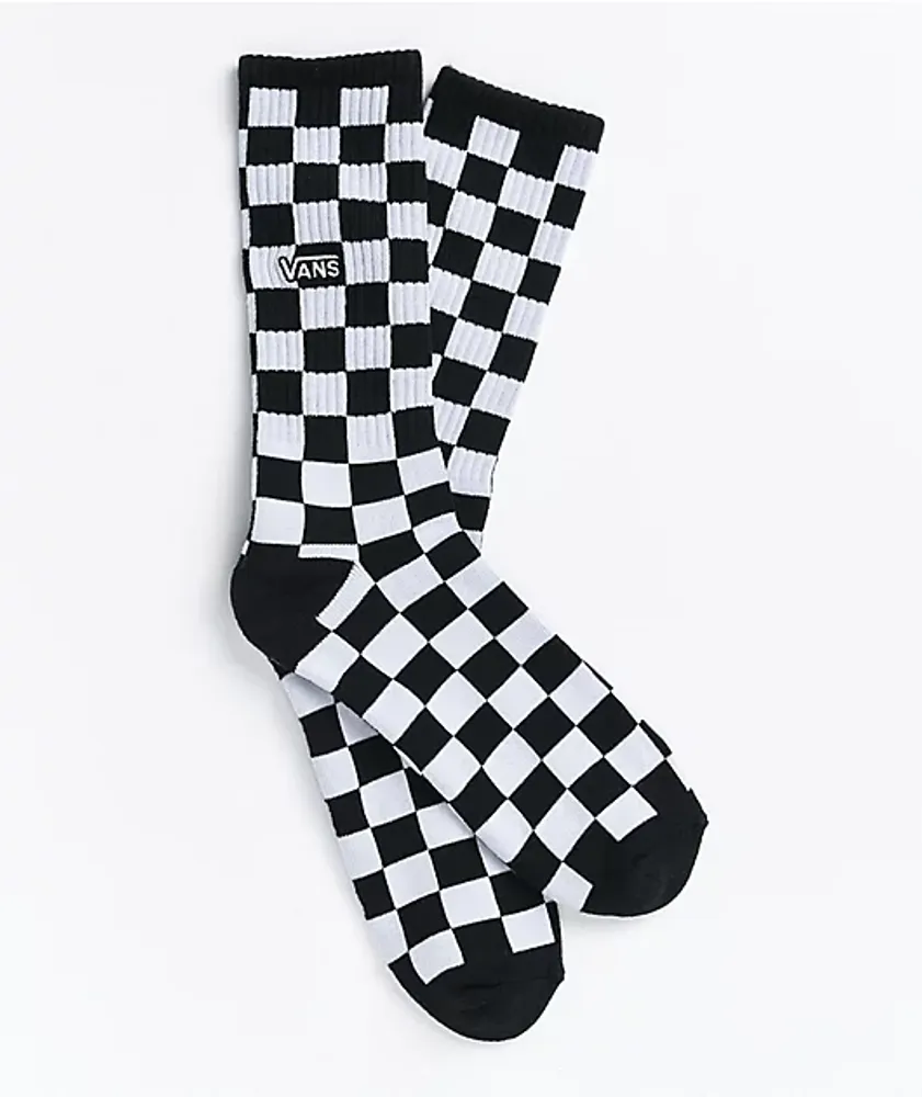 Vans Black & White Checkered Crew Socks | Mall of America®