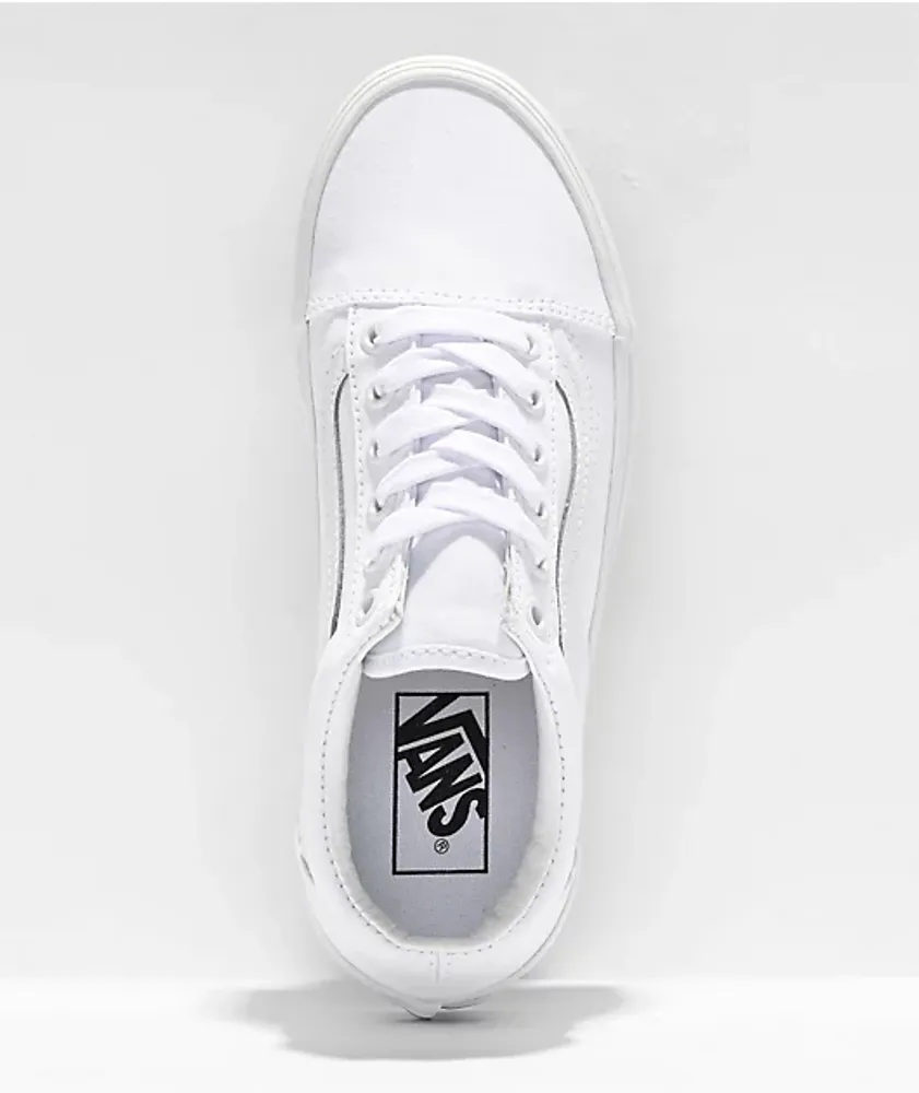 Vans Old Skool Stackform True White Platform Shoes | Mall of America®
