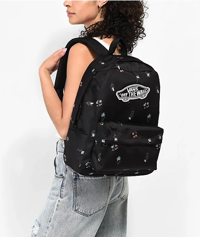 Vans Realm Black Rose Smoke Backpack | Mall of America®