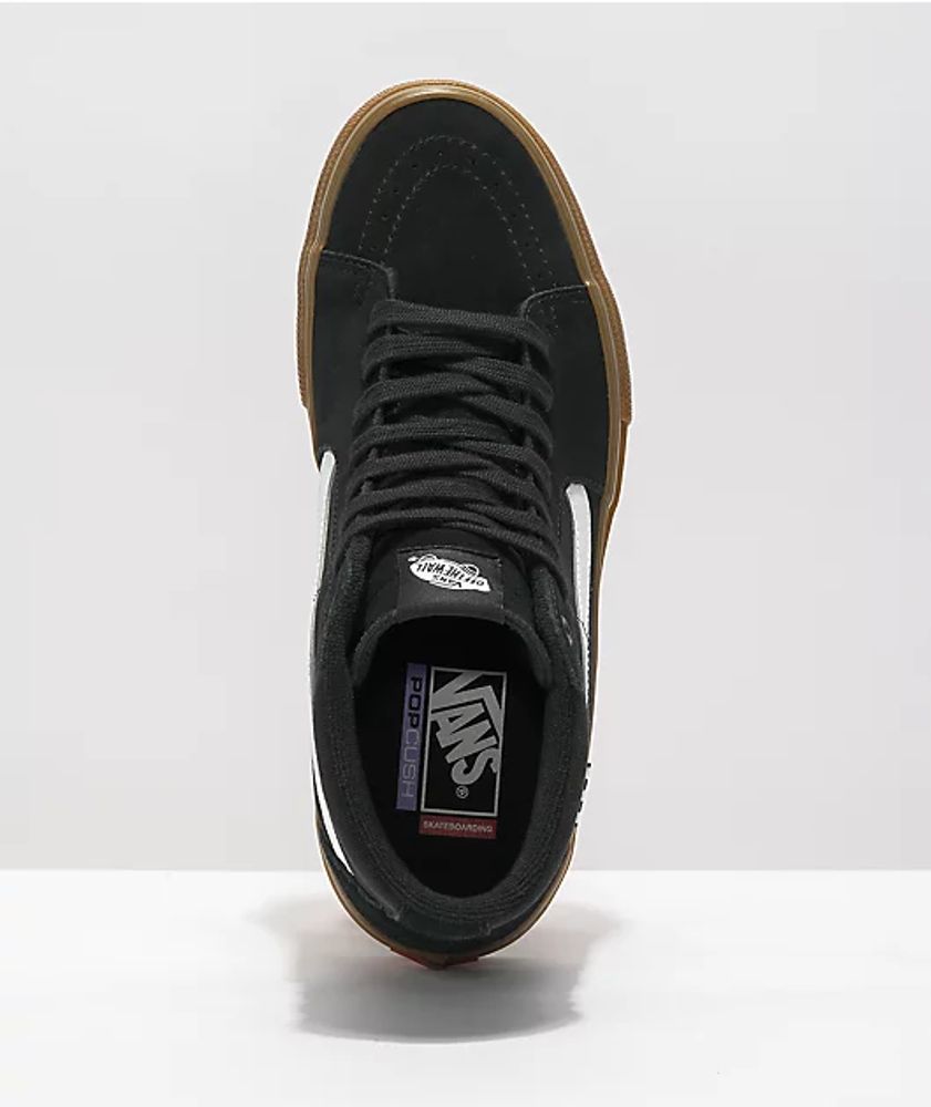 Vans Sk8-Hi Pro Black & Gum Skate Shoes | Mall of America®