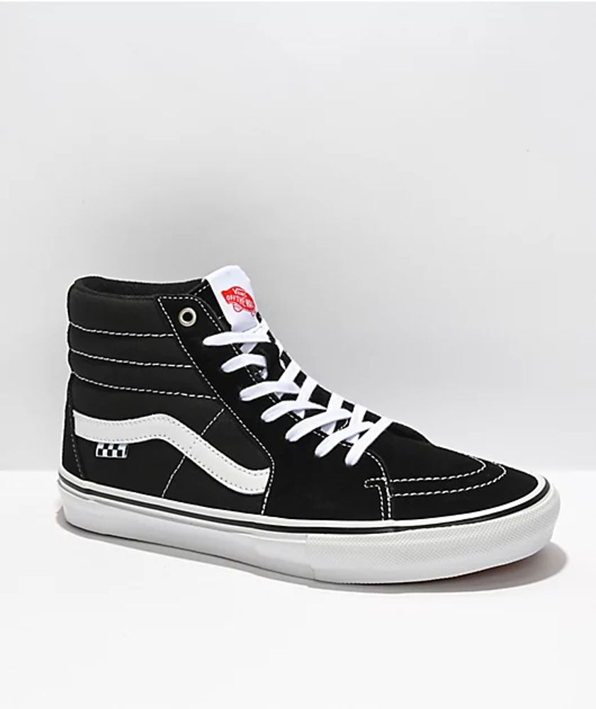 Vans Skate Sk8-Hi PopCush Black & White Shoes | Mall of America®