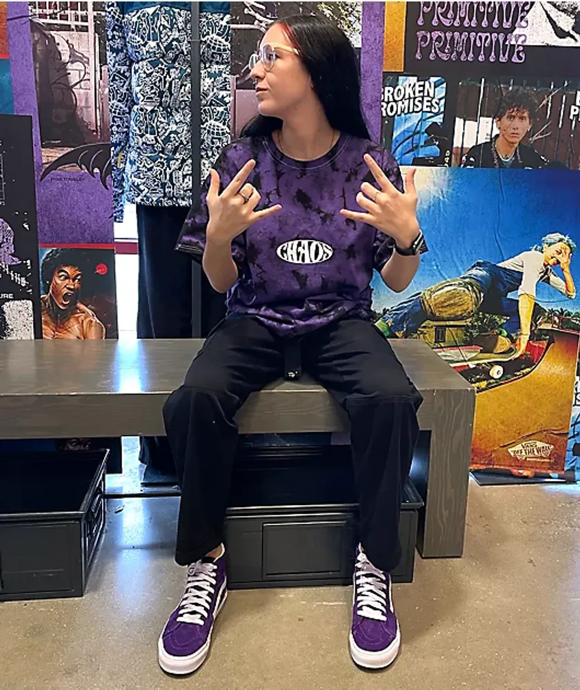 Vitriol Mayhem Black & Purple Tie Dye T-Shirt | Mall of America®