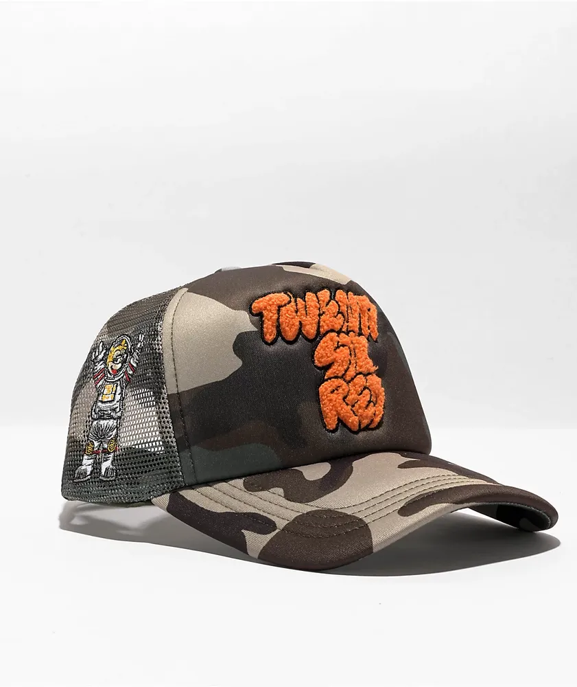 Twenty Six Red 26 Red Astro Cat Camo Trucker Hat | Mall of America®