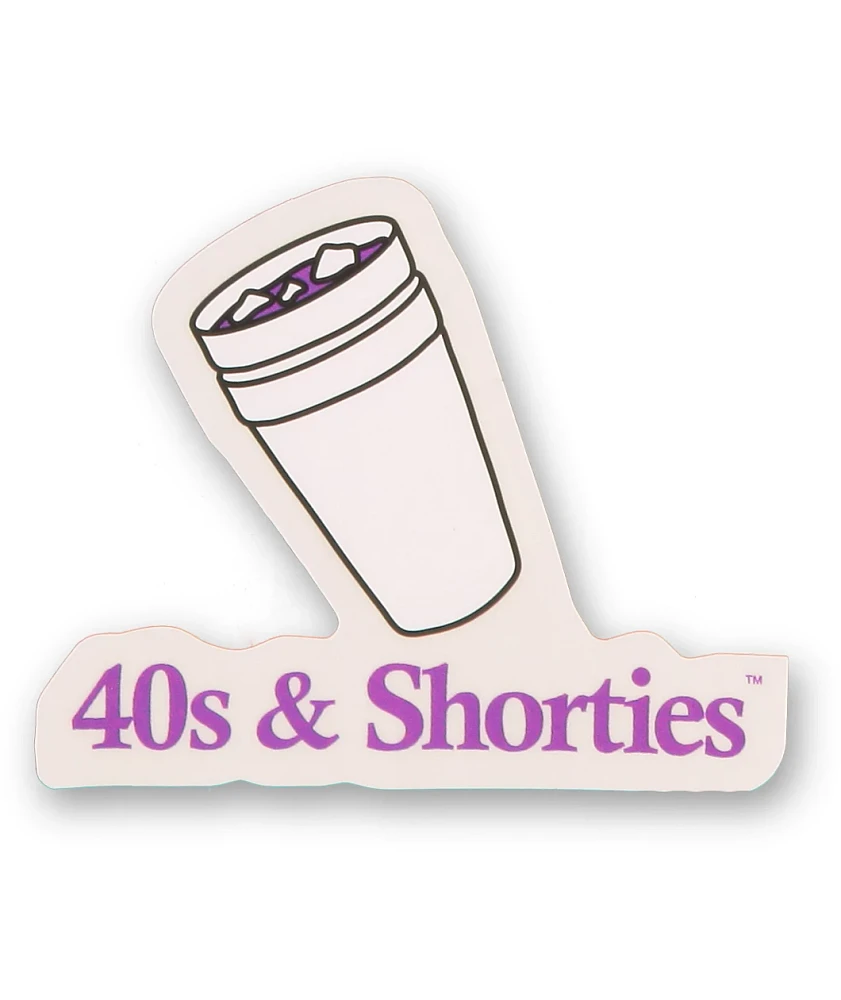 40s & Shorties Double Cup Sticker | Hamilton Place