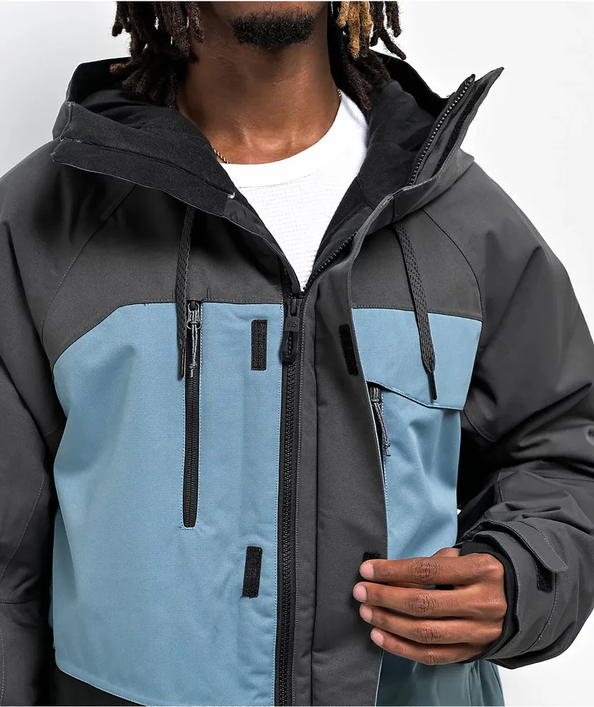 686 Geo Charcoal & Blue 10k Snowboard Jacket | Mall of America®