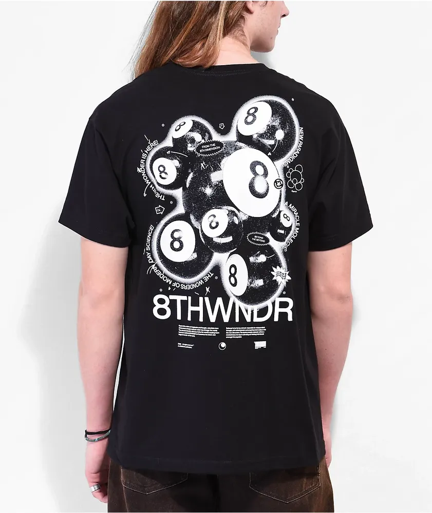 8THWNDR Molecule Black T-Shirt | Hamilton Place