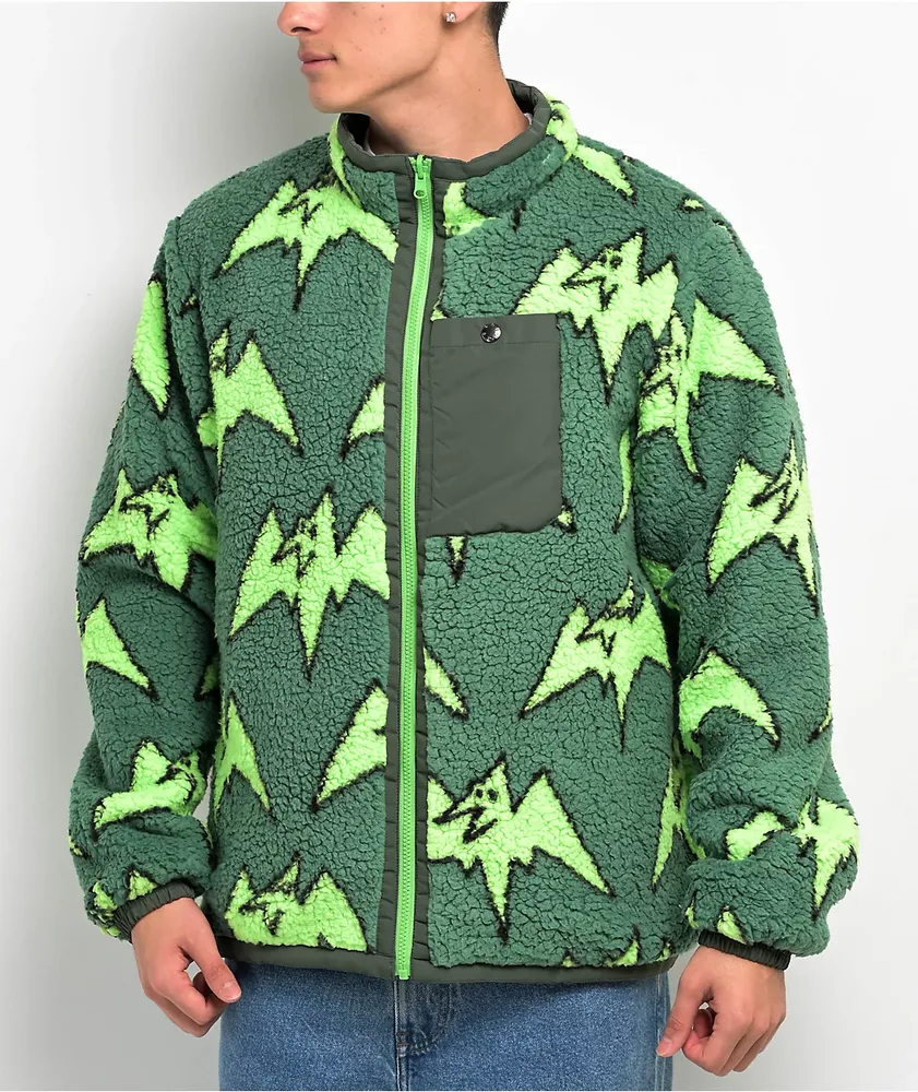 Airblaster Double Puff Green Reversible 5K Snowboard Jacket | Mall of ...