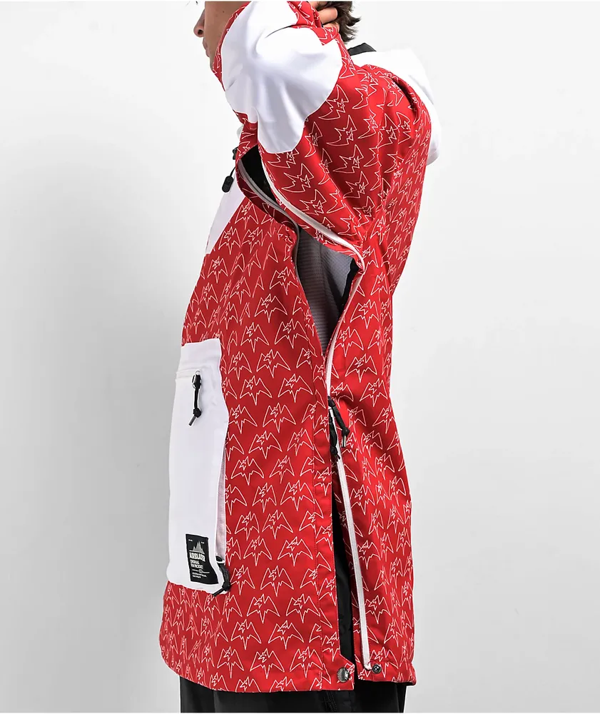 Airblaster Freedom Cherry Terry 10K Anorak Snowboard Jacket | Mall of ...
