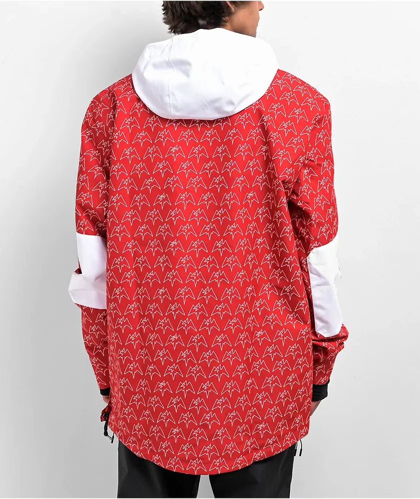 Airblaster Freedom Cherry Terry 10K Anorak Snowboard Jacket | Mall of ...