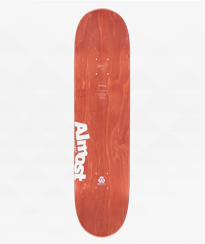 Almost Max Black Blur Impact 8.0" Skateboard Deck | Mall of America®